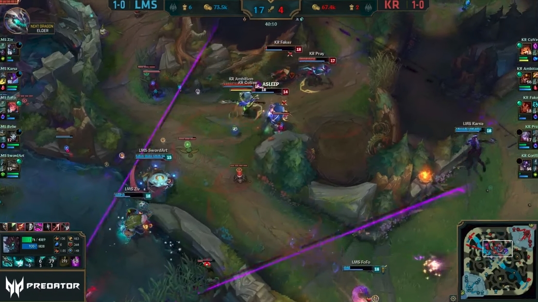 專殺Faker！Karsa卡力斯秀整場，LMS全明星首日大勝LCK | 4Gamers